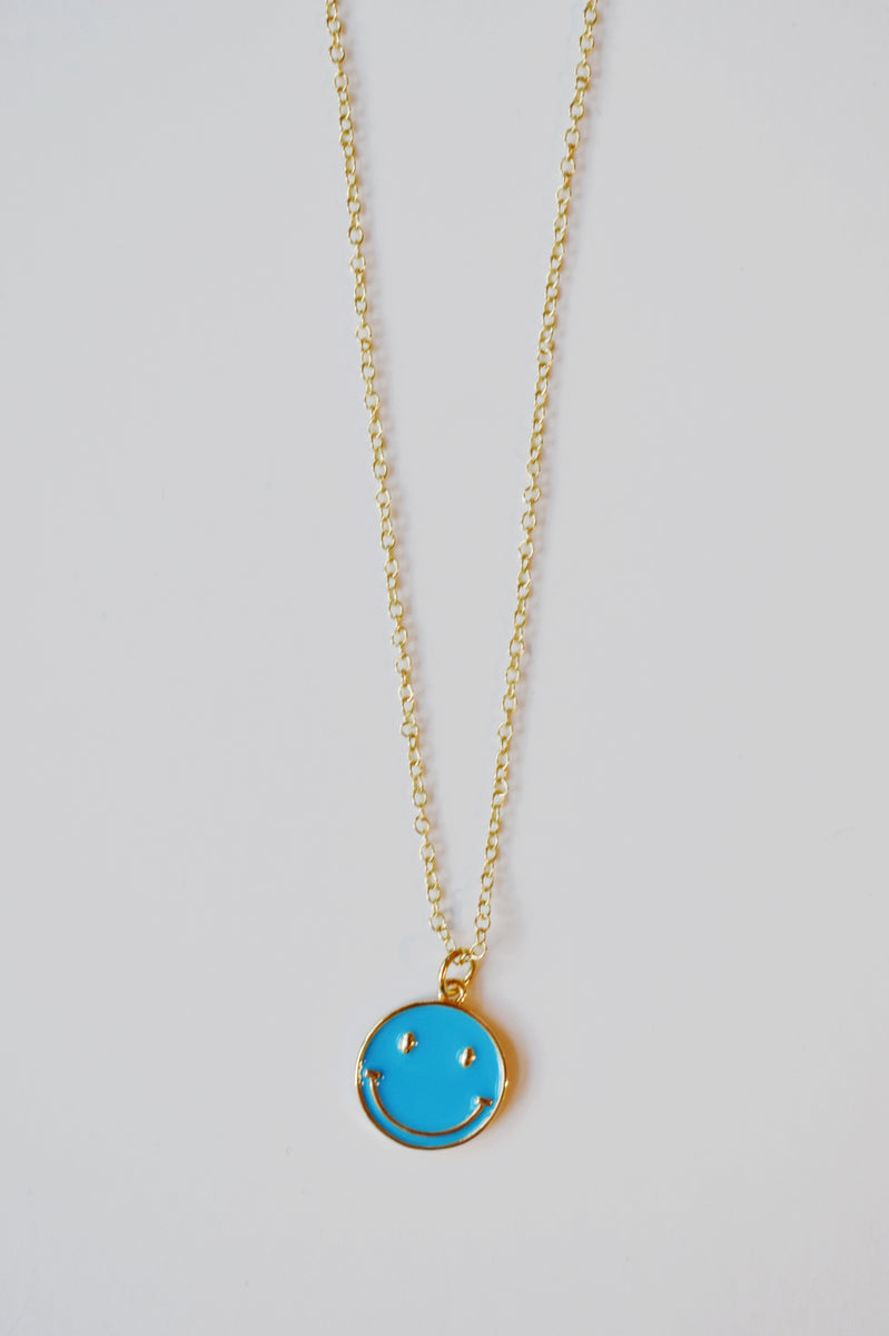 Colorful Smiley Face Necklaces – Confetti Boutique